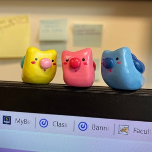 Mini Clown Friends clay Desk Buddies - Etsy
