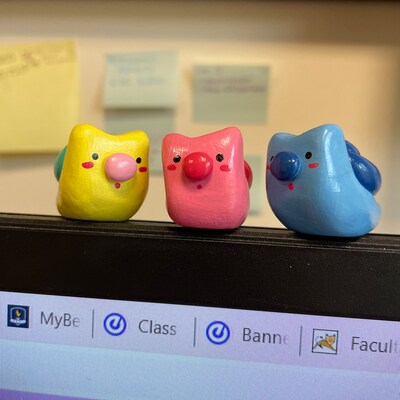 Mini Clown Friends clay Desk Buddies - Etsy