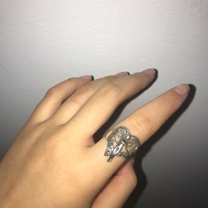 Large Skull ring bling gangster sterling silver steampunk | Etsy