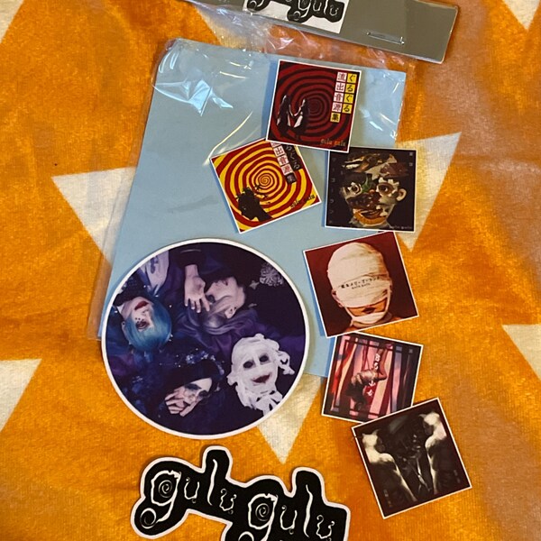 JILUKA Visual Kei, V-kei, J-rock Band Glossy and Waterproof Sticker Set of 5 - Etsy