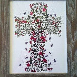 Fearless Cross for Girls and Women, Personalized Confirmation Gift ...