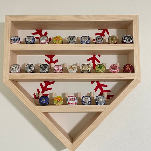 Baseball Home Plate Ring Display - Etsy