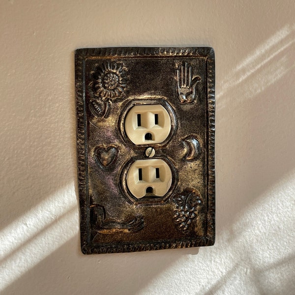 Handcrafted Mexican Folk Art, Virgin Mary Triptych Altar by Moises ...