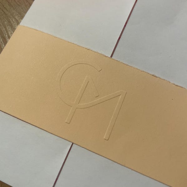 Custom Wedding Embosser Stamp, Initials Embosser, Custom Embossers ...