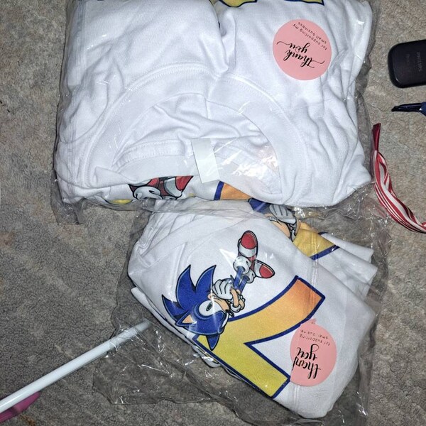 Sonic Family Birthday Shirts - Etsy