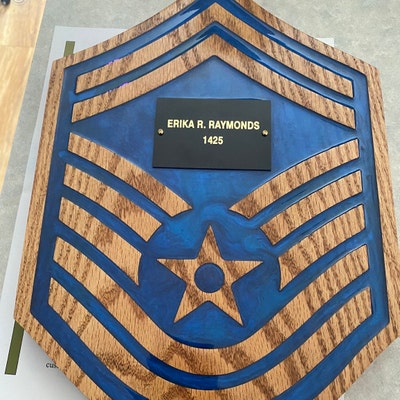 Air Force Promotion Plaques Air Force Rank Plaque Air Force Plaque air ...