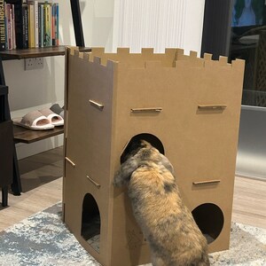 The Castle Corrugated Cardboard Castle for Bunny Rabbits & Cats - Etsy UK