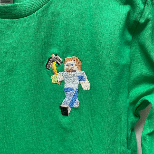 Enderman Video Game Embroidery Design - Etsy