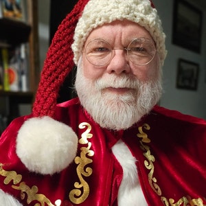 Chunky Knit Santa Hat/ Adult Santa Hat/ Child Santa Hat - Etsy