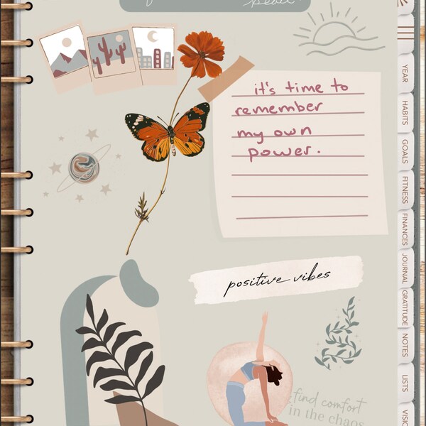 Digital Stickers | Boho Mystic Animal Nature Sticker Pack | iPad ...