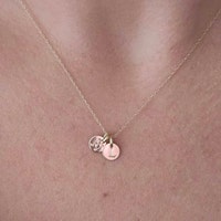 Tiny Seashell Pearl Necklace in 14K Gold Seashell Clam With Pearl ...