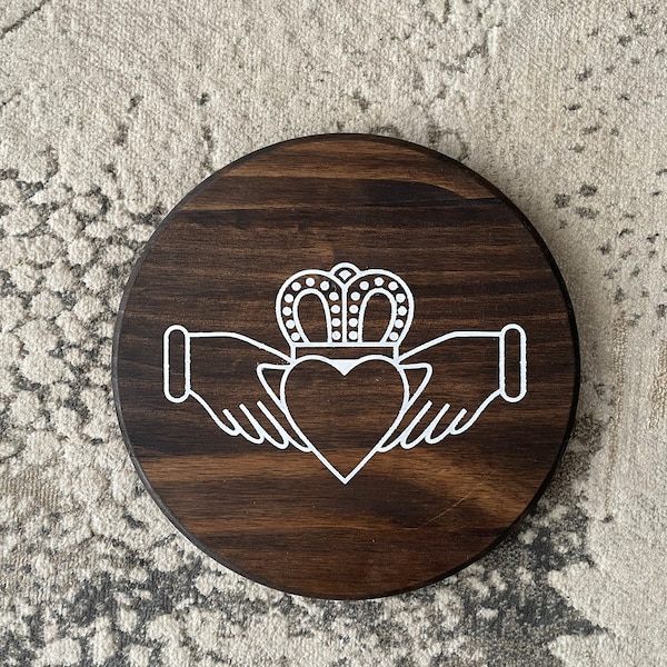 Claddagh Irish SVG Love Friendship Marriage Faith PNG DXF Vector ...