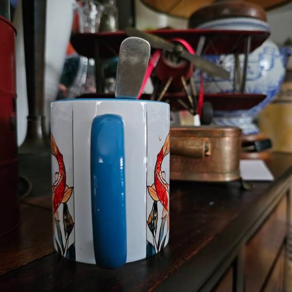 Ocean Puffin Ceramic Mug, Atlantic Puffing Mug, 11oz Stained Glass ...