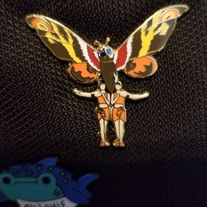 Mothra & the Twins enamel Pin - Etsy