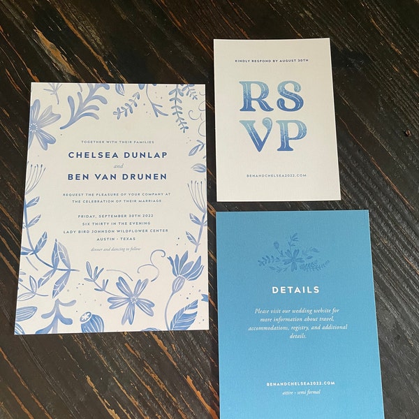 DOLCE Letterpress Wedding Menus, a Romantic, Elegant and Unique ...