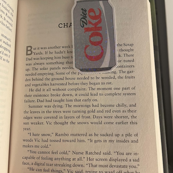 Diet Coke Magnetic Bookmark - Quirky Soda Can Design - Perfect for Book ...