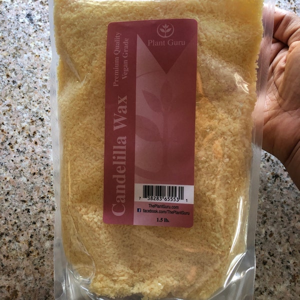Candelilla Wax Pellets 100% Pure Natural Vegan Wax for Soap, Candles ...