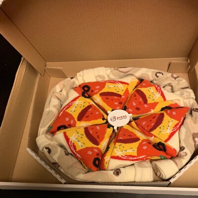 Pizza Socks Box 4 Pair Pepperoni Pizza Original Unique Socks - Etsy Canada