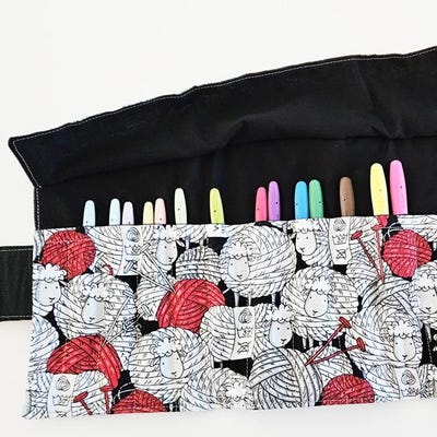 Interchangeable Needle Case Knitting Clutch Wallet for Interchangeable ...
