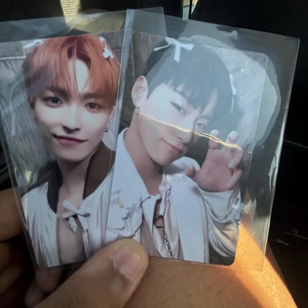 Ateez Golden Hour Bow Version Photocards POB -preorder - Etsy