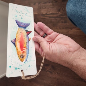 Handmade Original Watercolor Bookmark Violet Swallow, Hand-painted - Etsy