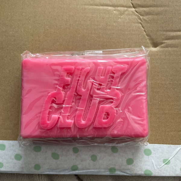 Fight Club Soap & Soap Dish Set - Handmade Soap Gift Set With Resin ...