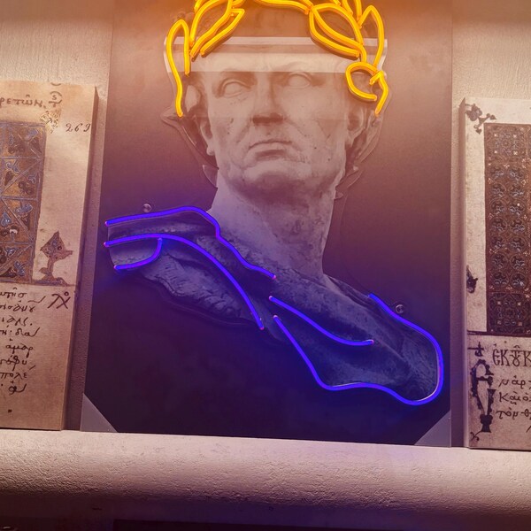 Wall Art Living Room Headphone on David Neon Sign for Home Decor Modern ...