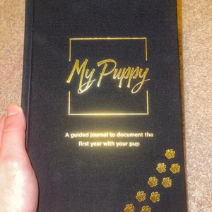 Puppy Journal : A Guided Journal to Document the First Year - Etsy
