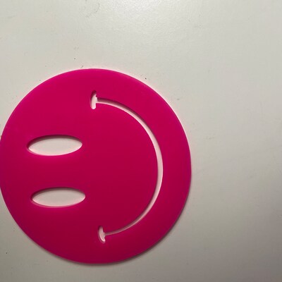 Colorful Smiley Face Style Acrylic Coasters for Home, Table Setting ...