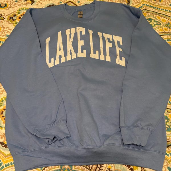 Lake Life Sweatshirt, Lake Hoodie, on the Lake Hoodie, Travel Lover ...