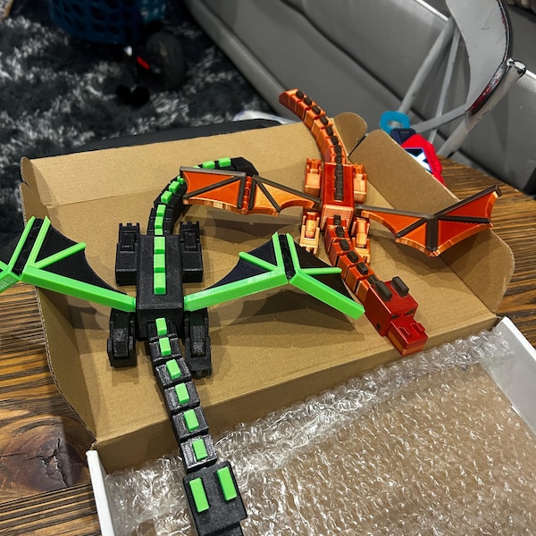 Cinder Snake Flexi Articulated Fidget Stim Sensory ASMR Animal Desk ...