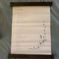 Willow Tree Poem or Quote Your Own Text on This Custom Canvas-pix ...