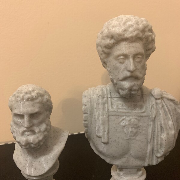 Marcus Aurelius (caesar Augustus) Bust; Statue of the Roman Emperor ...