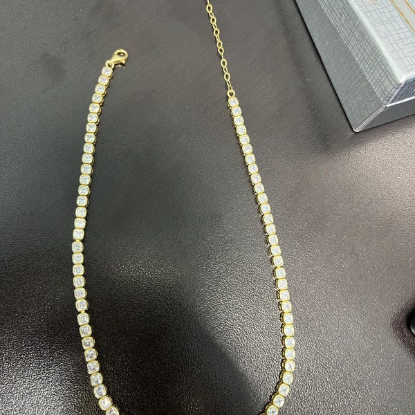 Bubble Letter Necklace, 14k Gold Satellite Beaded Chain Bubble Initial ...