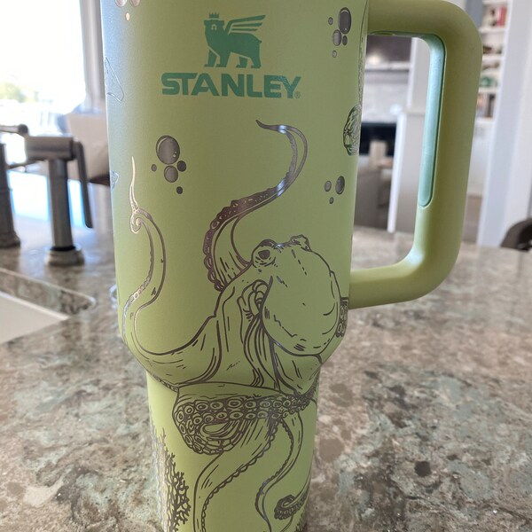 Stanley 40oz 30oz Tumbler, Ocean Tumbler, Underwater Tumbler, Laser ...