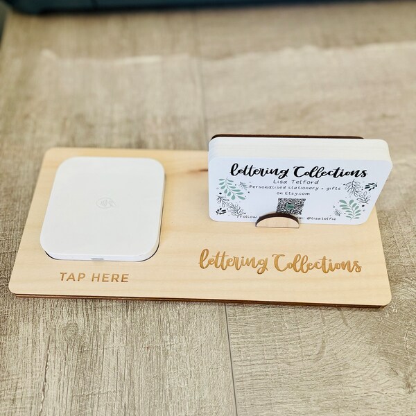 Square Reader Dock - Square Payment Sign - Laser Cut Business Card ...