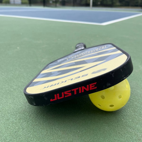 Custom Pickleball Paddle Label Edge Guard Decal Pickleball Paddle ...