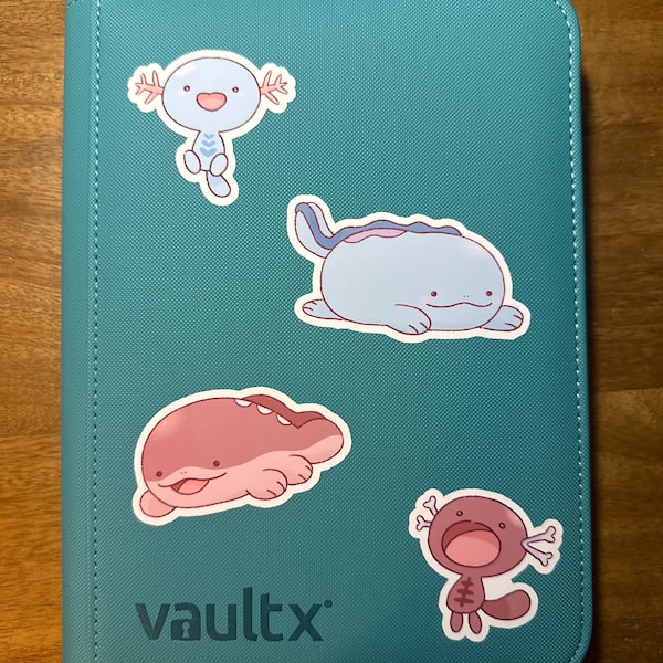 PKMN Paldean Wooper Quagsire Clodsire Stickers - Etsy