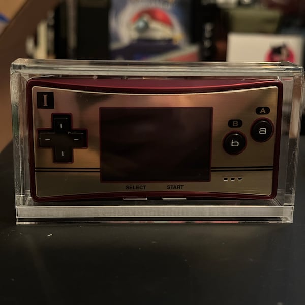 Game Boy Advance Micro Cartvault Acrylic Gameboy GBA Micro System ...