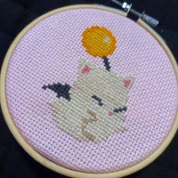 Courage the Cowardly Dog Beginner DIY Cross Stitch Kit, Counted Cross ...