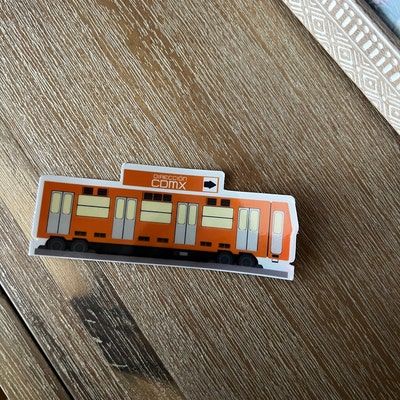 Mexico City CDMX Metro/subway Train Sticker holographic Vinyl - Etsy