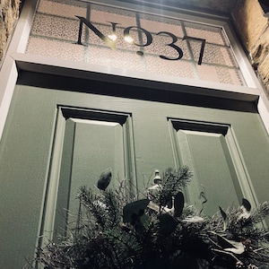 Superior Chrome Gold Door Numbers Transom Classic House Door Number ...