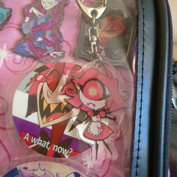 Niffty - Hazbin Hotel Keychain - Cute Chibi Niffty Charm - Etsy