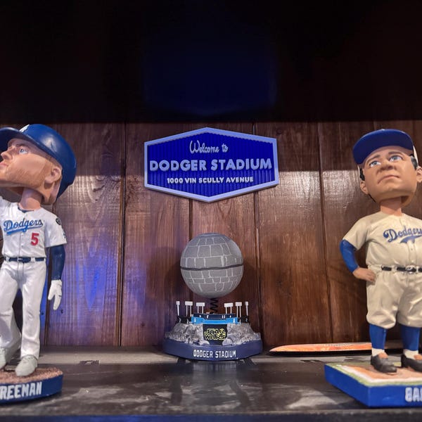 Welcome to Dodger Stadium 3D Printed Sign - for Desk or Wall Display - Etsy