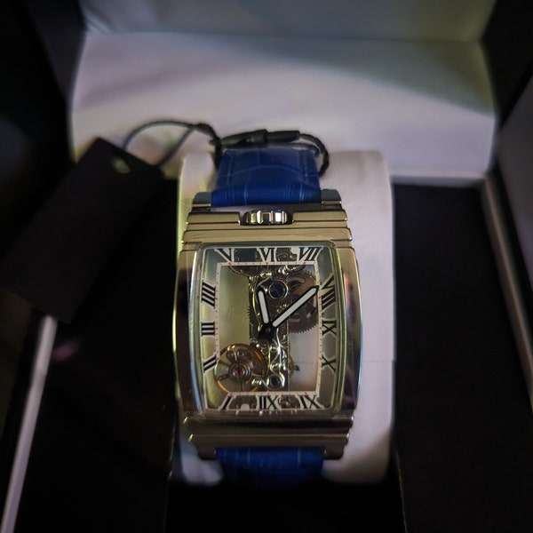 Personalized Mens Fashion Luxury Skeleton Automatic Mechanical Skeleton ...