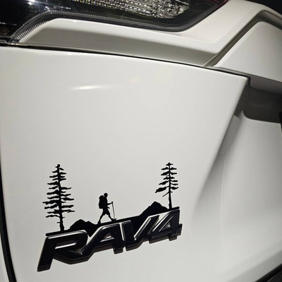 Toyota Rav4 Badge Decal Beach Wave - Etsy