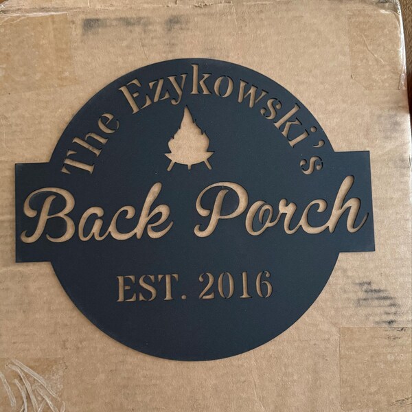 Custom Metal Family Crest Sign / Family Crest / Metal Family Crest ...