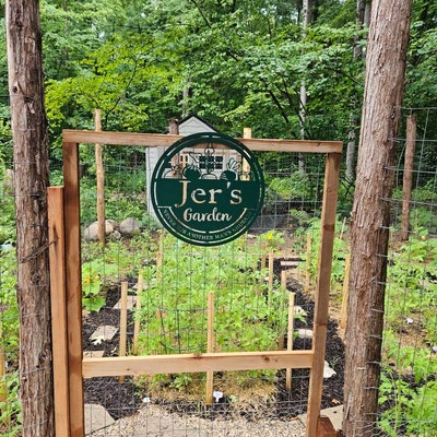 Custom Vegetable Garden Sign Metal Vegetable Stand Signs - Etsy