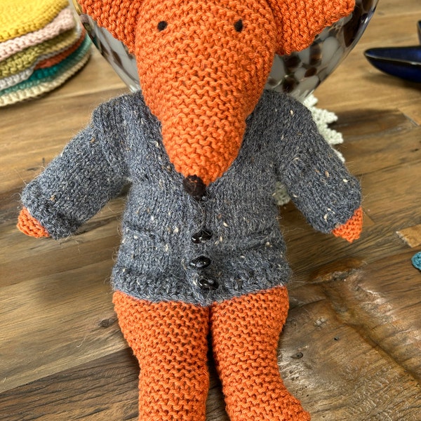 Foxy Knitting Kit - Etsy