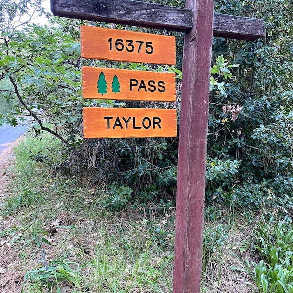 Campground Signs, Customizable, Carved, Routed, Cedar, Hand Painted ...